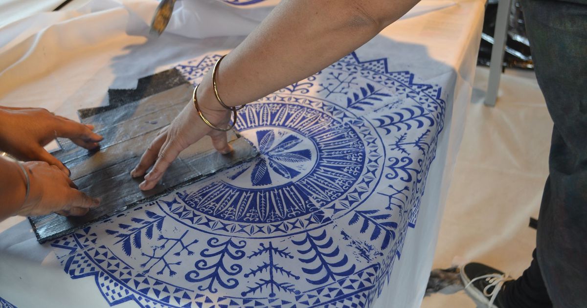 Niuean Hiapo Printmaking | Corban Estate Arts Centre